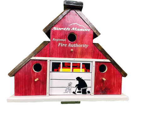 Firehouse Chief Birdhouse | BerkArt Designs
