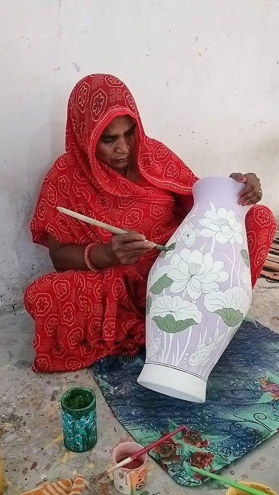 The Artisanal Magic of Blue Pottery
