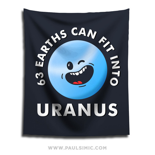 Uranus Is Huge - Wall Art | Paul Simic Art