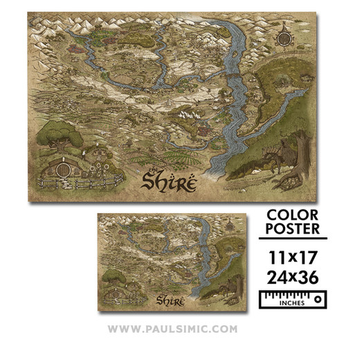 The Shire - Wall Art | Paul Simic Art