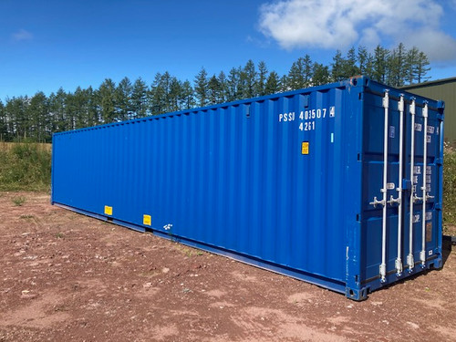 Container - 40ft x 8ft Double Door - New | Ord Industrial