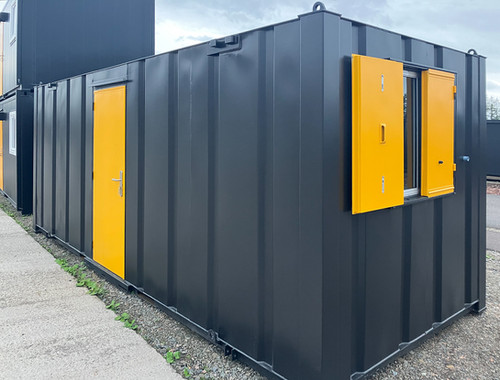 Modular Unit - 20ft x 8ft Open Plan Anti-Vandal Steel Cabin | Ord ...