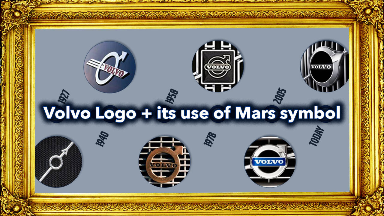 The Volvo logo and its use of the Mars symbol
