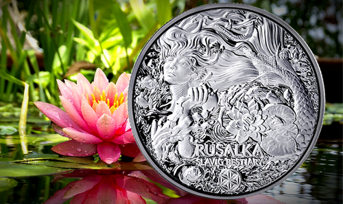 Rusalka - Slavic Bestiary 2 oz High Relief Silver Coin BU | Gold ...