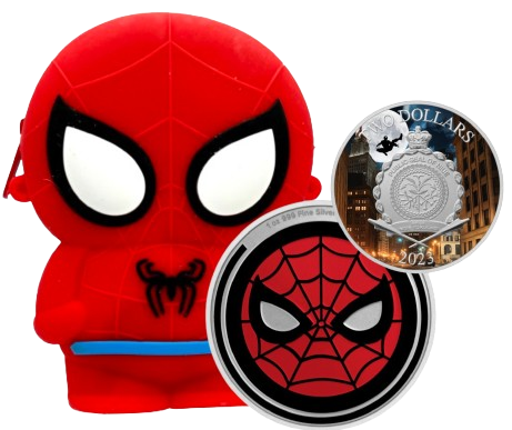 Spider-Man Web-Slinger Edition 1 oz Silver Coin $2 Niue 2023 | Gold ...