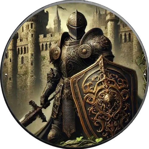 DEFENDER OF THE CROWN Knights of Honour American Eagle 1 Oz Silver 1 ...