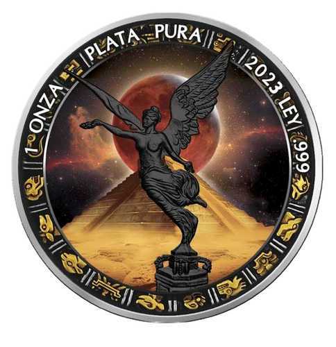 2023 Mexico Libertad Aztec Eclipse Edition 1 oz Silver Coin | Gold ...