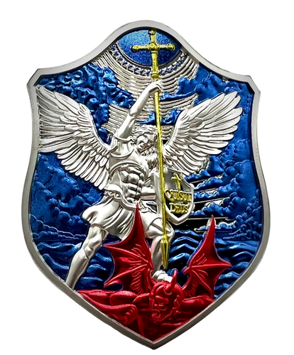 2024 St. Michael's Shield Dragonslayer Edition 2 oz Silver Stacker ...