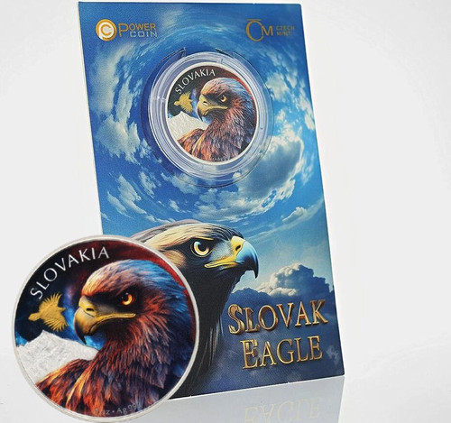 Slovak Eagle Four Elements Official Edition 1 Oz .999 Silver Coin 2 ...