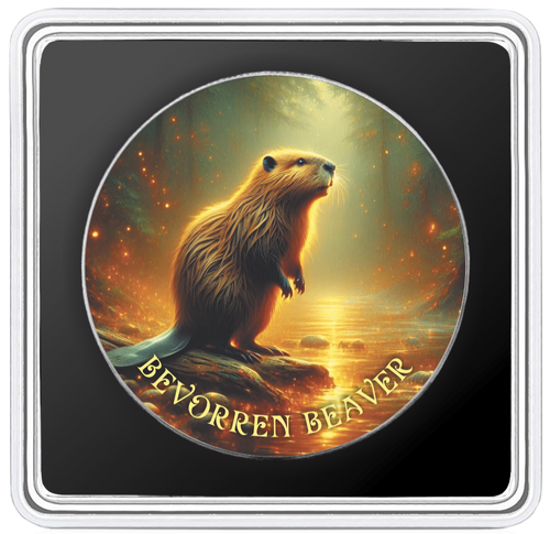 Bevorren Beaver: Forest Totems III Series 1oz .999 Silver Coin 1$ USA ...