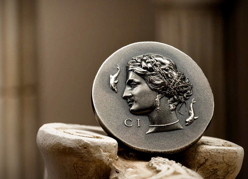 ARETHUSA Numismatic Icon 1 Oz Silver Coin 5$ Cook Islands 2023 | Gold ...