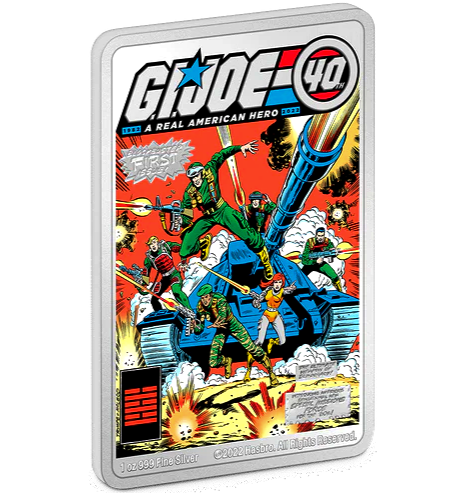 G.I. JOE 40TH ANNIVERSARY 2022 1 OZ PURE SILVER PROOF COIN | Gold ...