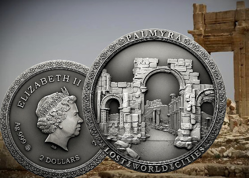 PALMYRA Lost Word Cities 2 Oz Silver Coin 2$ Niue 2021 | Gold & Silver ...
