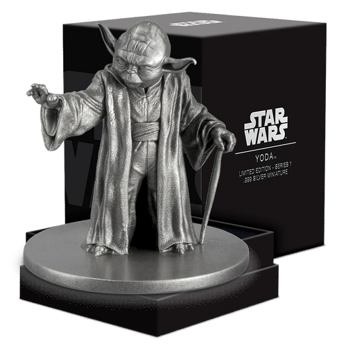 Yoda Stars Wars – 150g .999 Silver Miniature Statue 2023 | Gold & Silver Canada