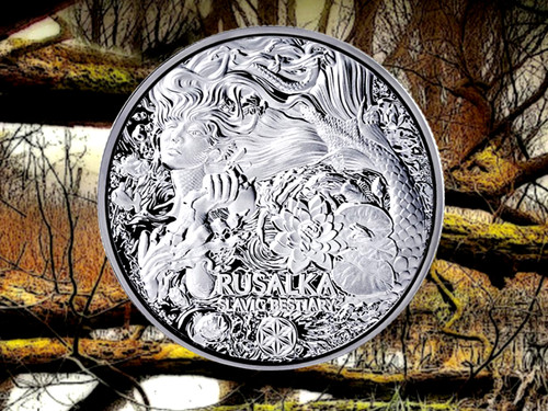 Rusalka - Slavic Bestiary 2 oz High Relief Silver Coin BU | Gold ...