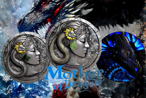 Mother of Dragon: Tiamat - Legends of Babylon - 2oz Silver 2000F ...