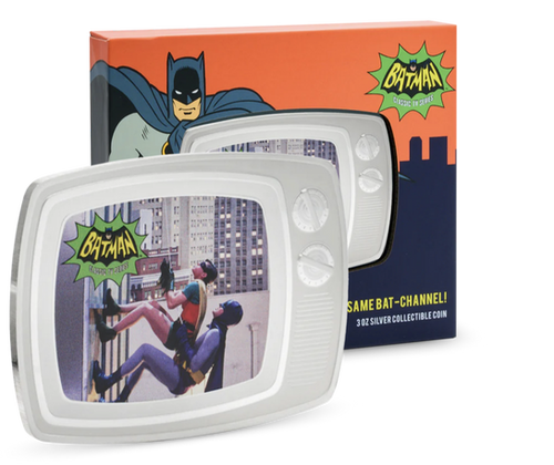 Batman Classic TV Series Same Bat-Time! Same Bat-Channel! 3oz Silver ...