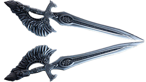 SWORD OF SAINT GABRIEL (Single handed Sword) - Angel Sword 2.5 oz .999 ...