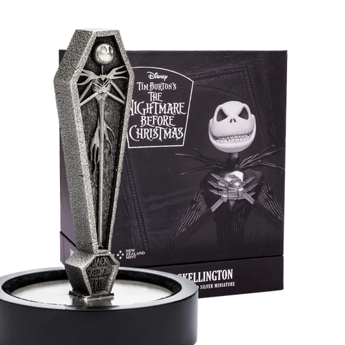 Disney Jack Skellington Miniature 150g .999 Silver | Gold & Silver Canada