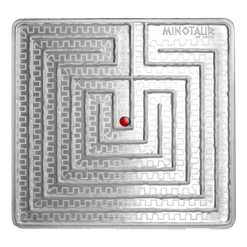Minotaur: The Labyrinth of Crete 1.5oz Pure Silver Coin $4 Solomon ...