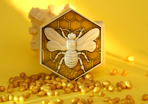 The Bee - 2oz .999 High Relief Silver Coin - 2000 Francs CFA Cameroon ...