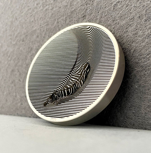 ZEBRA Camouflage of Nature 3 Oz Silver Coin 20$ Palau 2023 | Gold ...