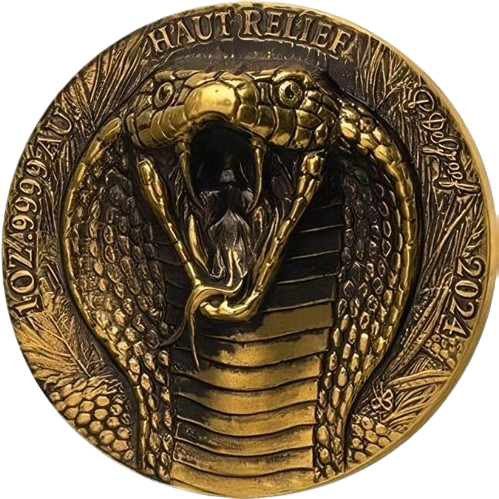 COBRA Big Five Asia 1 Oz Gold Coin 100 Francs Ivory Coast 2024 | Gold ...