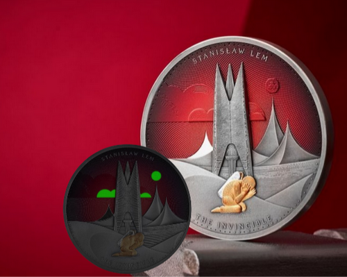 Invincible - Stanislaw Lem - Master of Science Fiction 200g .999 Silver ...