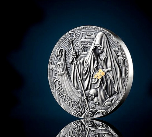 Charon The Great Greek Mythology 1 oz Antique finish Silver Coin ...