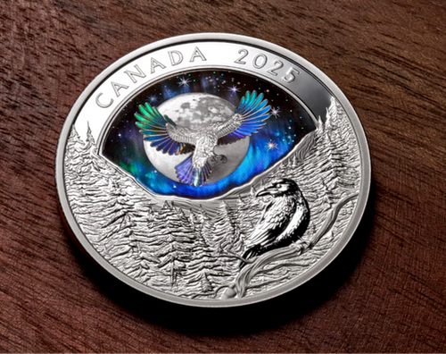 Moon Sky: Raven 1 Oz Fine Silver Coin 20$ Canada 2025 | Gold & Silver ...