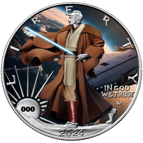 Star Wars May the 4th Edition American Eagle 1 Oz Silver Coin 1$ USA ...