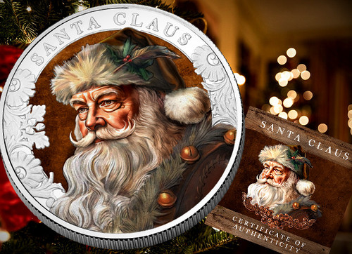 2023 Cameroon Santa Claus 1 oz Silver Coin | Gold & Silver Canada