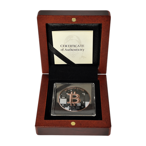 Project Shark: Black Platinum Rose Gold Silver Coin Satoshi 2026 in ...