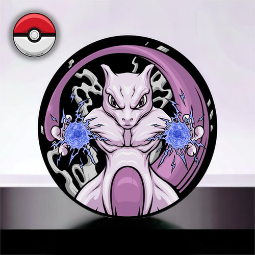 Pokemon Gotta Catch 'Em All Mewtwo Enameled 1 oz Silver Round | Gold ...