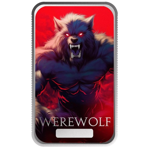 2024 Scottsdale Mint Halloween Monster Werewolf Colorized 1 oz Silver ...