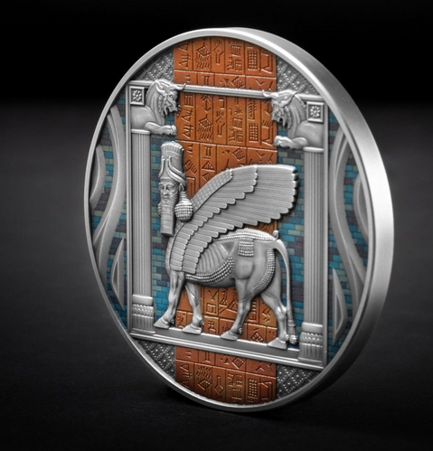 SUMERIAN Ancient Civilizations 2 Oz Silver Coin 2000 Francs Cameroun ...