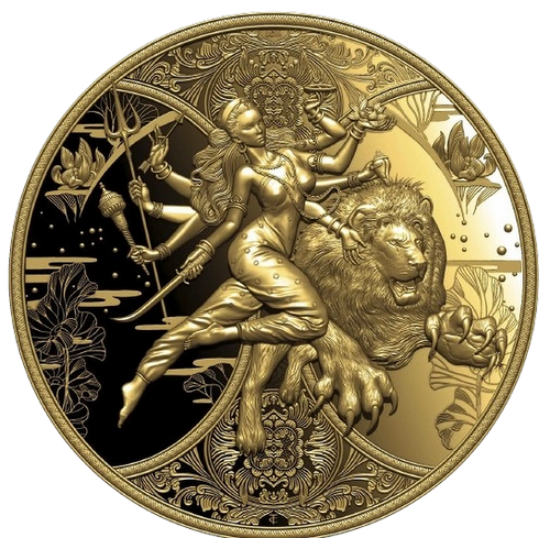 DURGA - 10 g 999.9 Proof Gold - Cameroon 10000 Francs CFA Cameroon 2024 ...