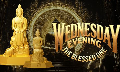 Wednesday Evening Buddha - The Blessed One 1oz Silver Coin 5000 Francs ...