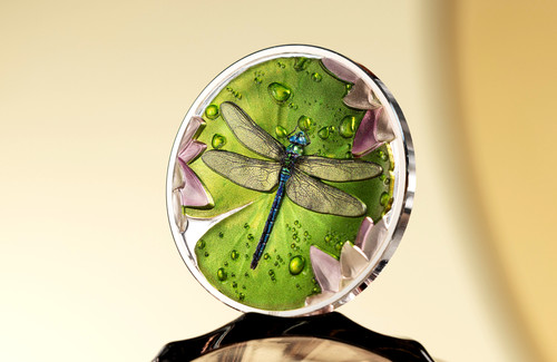 DRAGONFLY Lily Pad 1 Oz Silver Coin 5$ Palau 2024 | Gold & Silver Canada