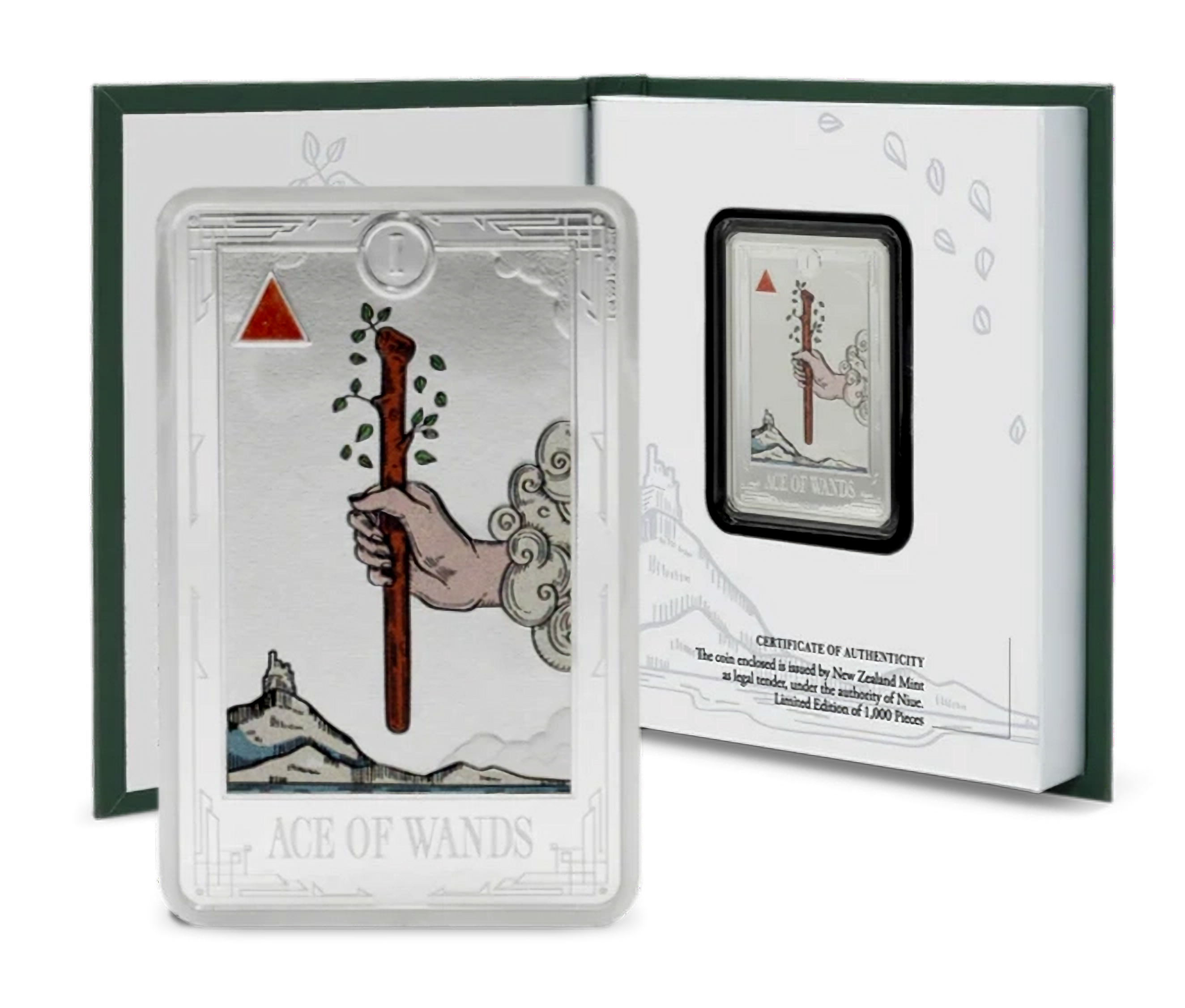 Tarot Cards – Ace of Wands 1oz Silver Collectible Coin 2$ Niue 2025 ...