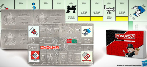 MONOPOLY Set 4 x 1 Oz Silver Coins 5$ Samoa 2023 | Gold & Silver Canada
