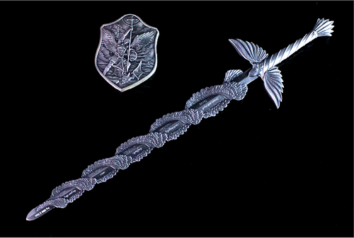 SWORD OF SAINT MICHAEL - Angel Sword 2.5oz Silver Medal 2023 | Gold ...