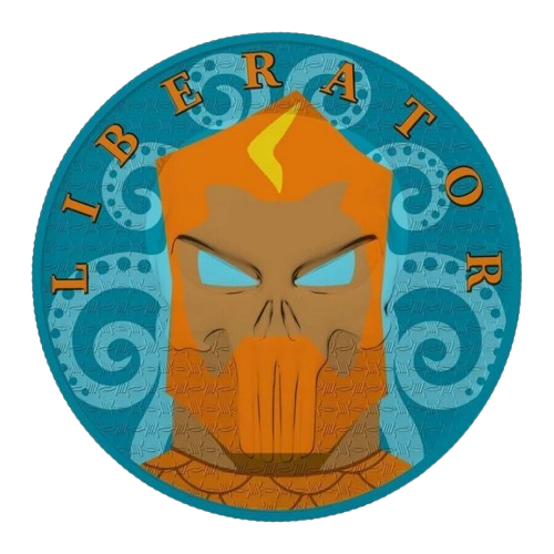 2021 The Dark Side Aquaman Liberator Superhero 1 oz .9999 Silver Coin ...
