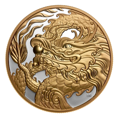 Triumphant Dragon – 5 oz. Fine Silver Coin 50$ Canada 2026 | Gold ...