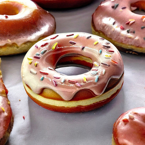 2024 Cameroon Pink Frosted Donut Shaped 1 oz Silver Coin | Gold ...