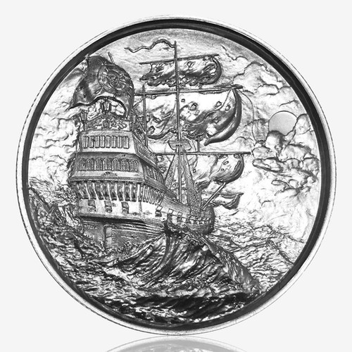 Privateer Collection | The Privateer Ultra High Relief 2 oz Silver ...