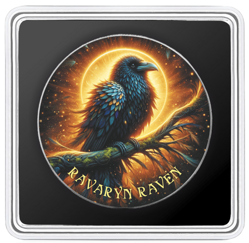 Ravaryn Raven : Forest Totems III Series 1oz .999 Silver Coin 1$ USA ...