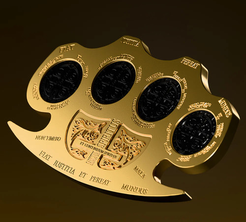 The Holy Knuckles 2 oz Pure .999 Silver Coin $5 Samoa 2025 | Gold ...