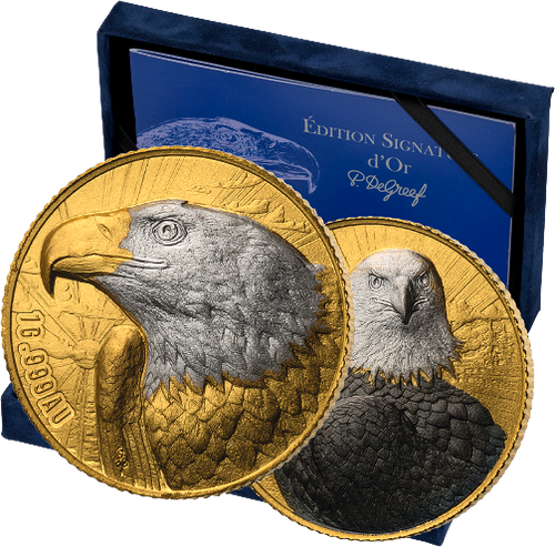 2023 Ivory Coast Eagle Signature Edition 2 x 1g Gold Coin Set | Gold ...