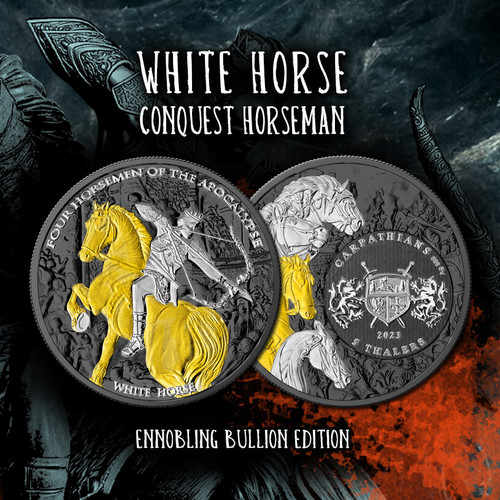WHITE HORSE ENNOBLING Four Horsemen of the Apocalypse - 1 oz .999 ...